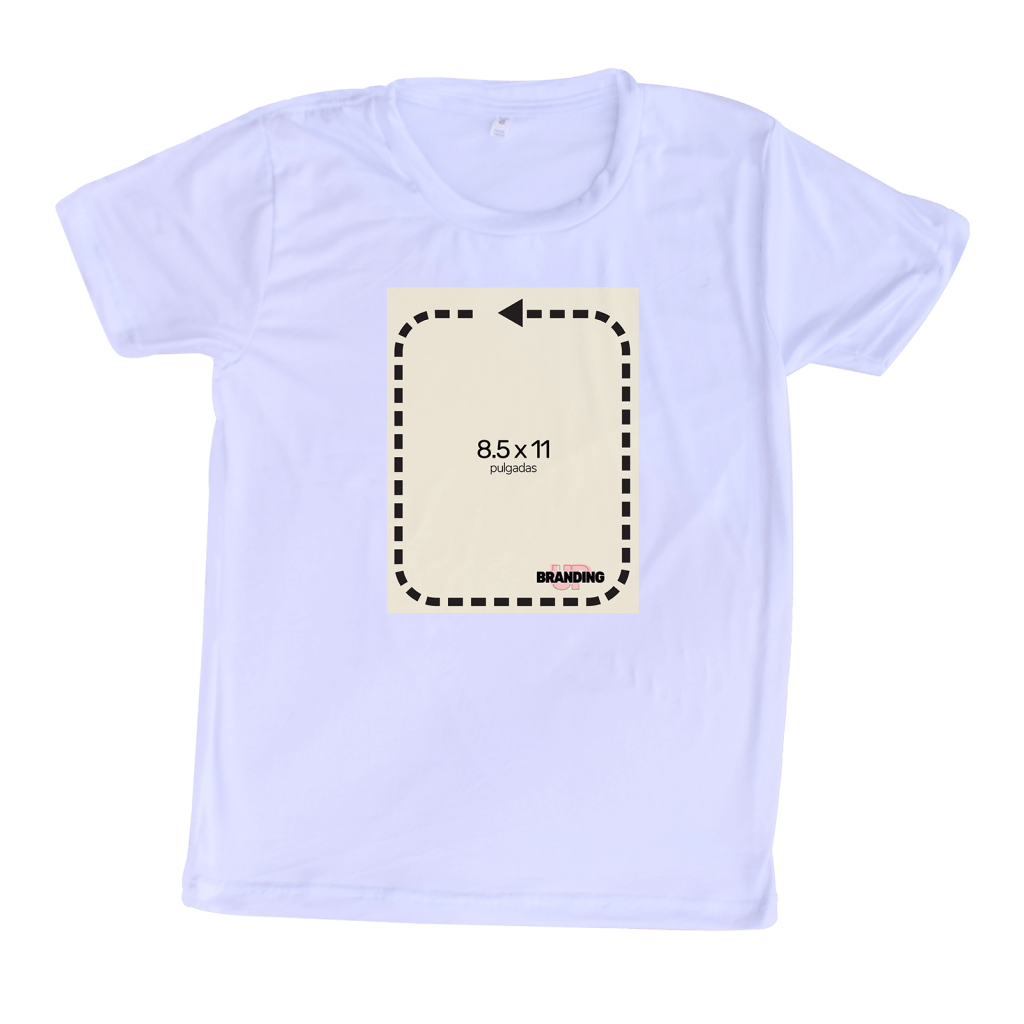 Playera Personalizada Piel de durazno, Polyester 100% - Branding UP
